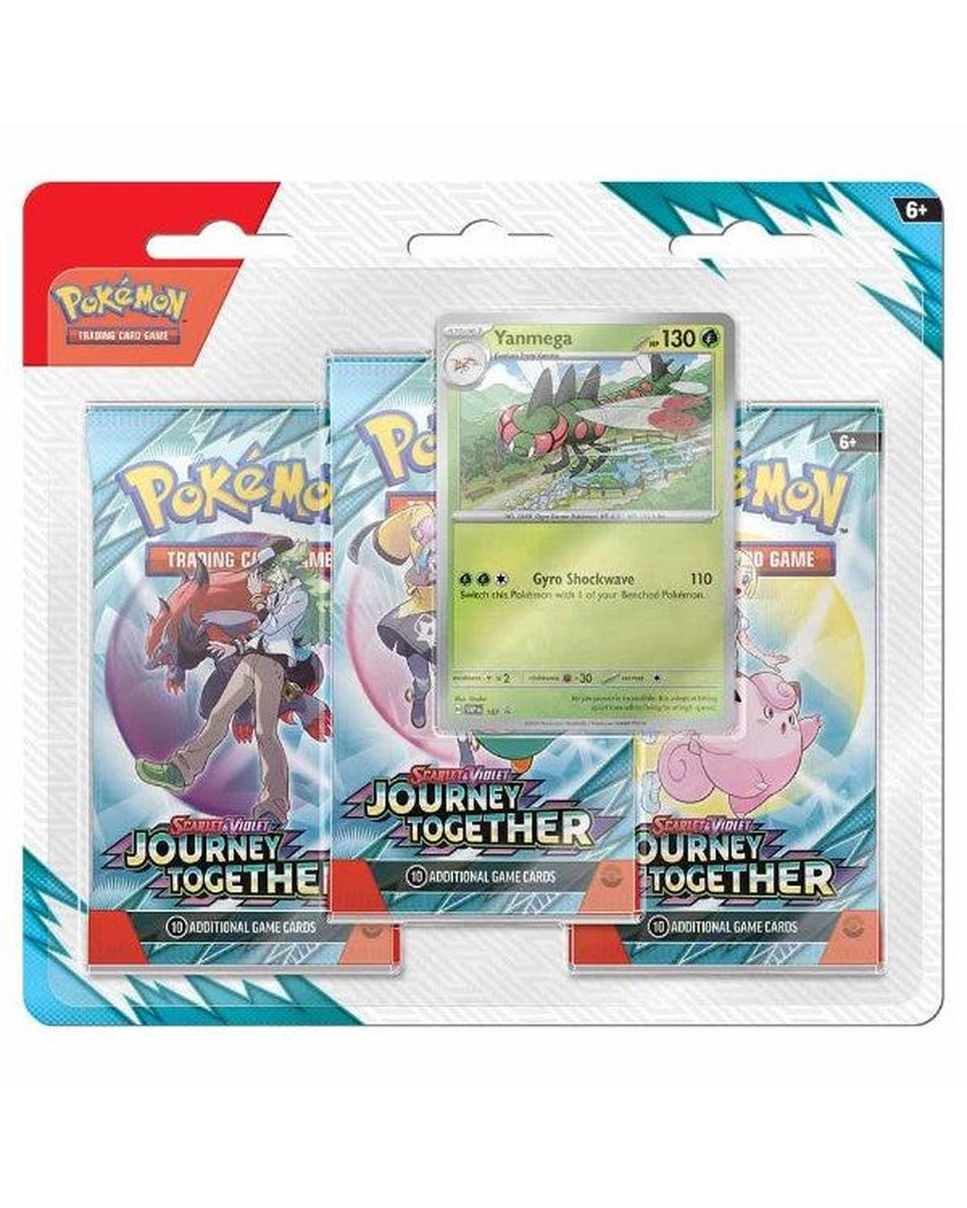 Pokemon TCG Journey Together 3 Pack Blister – Groovy Collectables